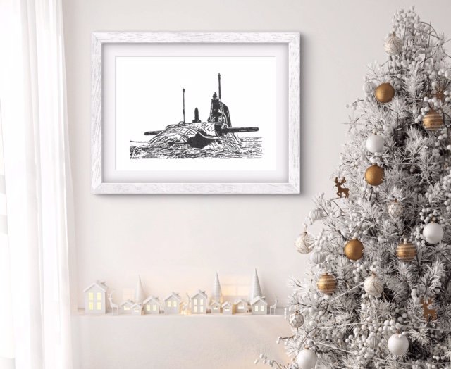 Astute Class Submarine - INDIGO ZULU INK – Royal Navy Shop