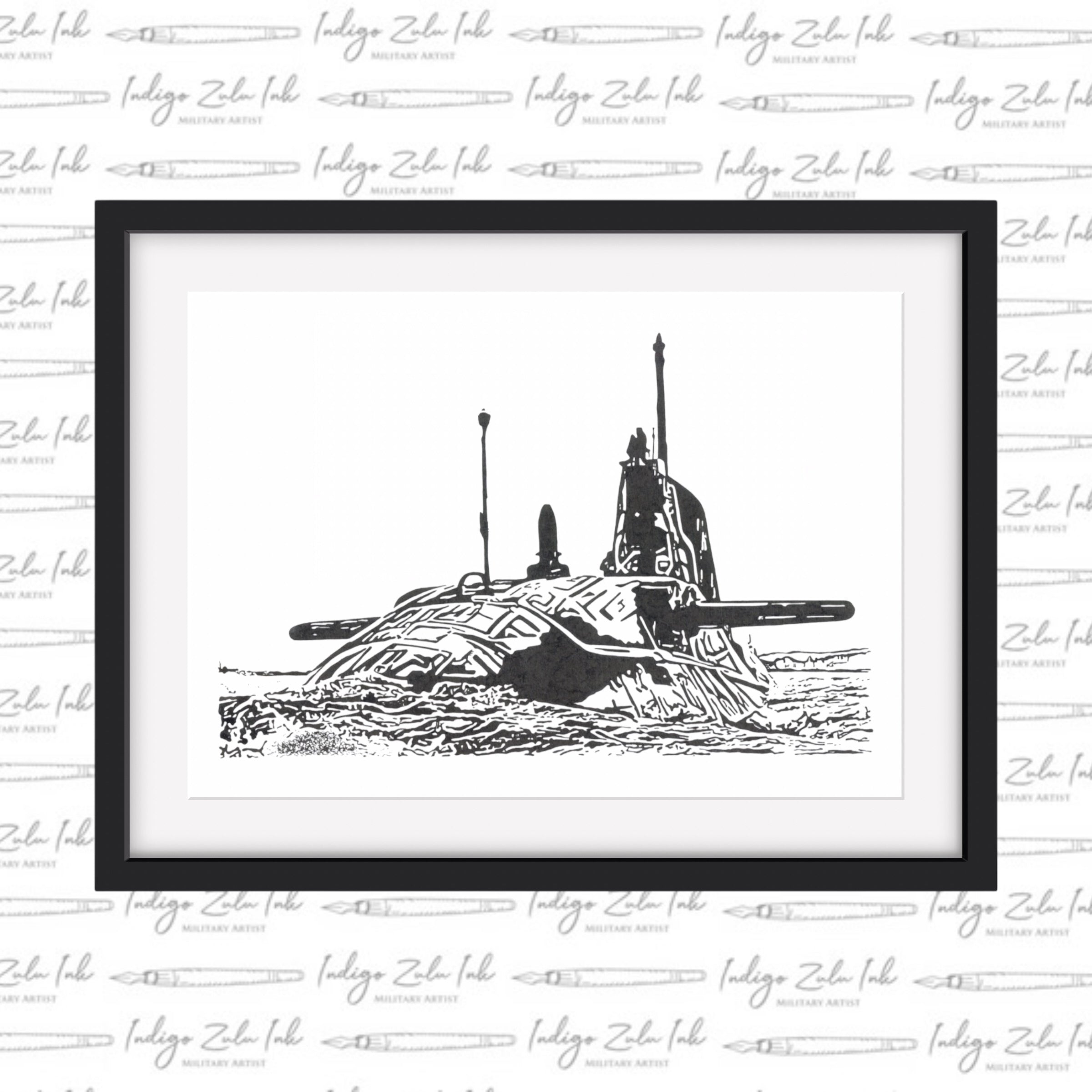Astute Class Submarine - INDIGO ZULU INK – Royal Navy Shop