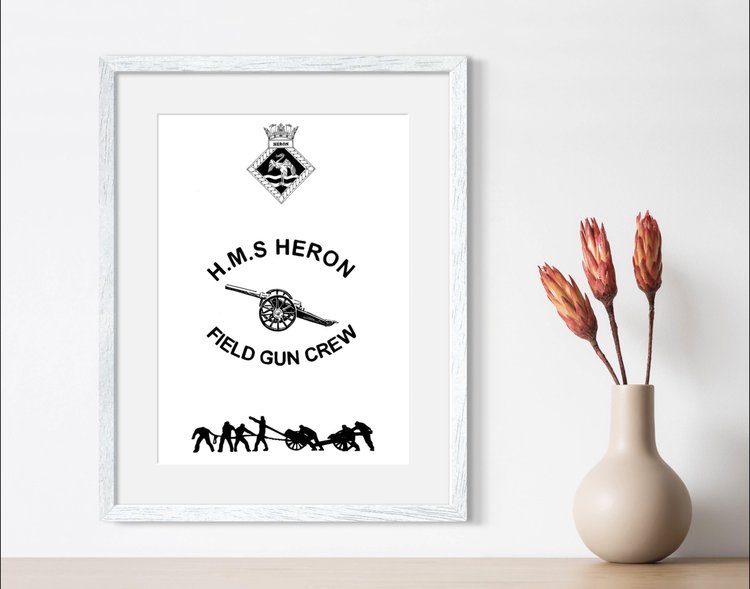 HMS Heron Field Gun - INDIGO ZULU INK – Royal Navy Shop
