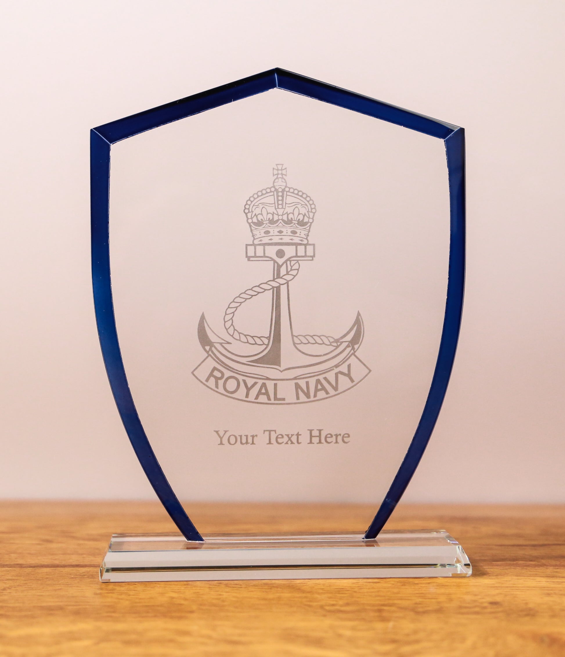 Glass Awards Shield – Royal Navy Shop